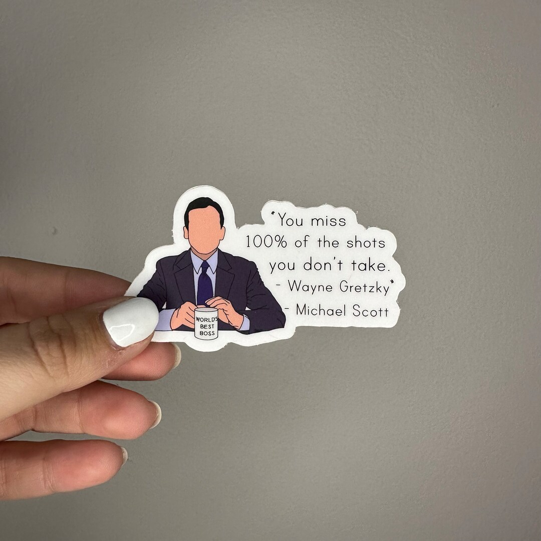 The Office Inspired Stickers | Waterproof Sticker | Sticker for Water ...