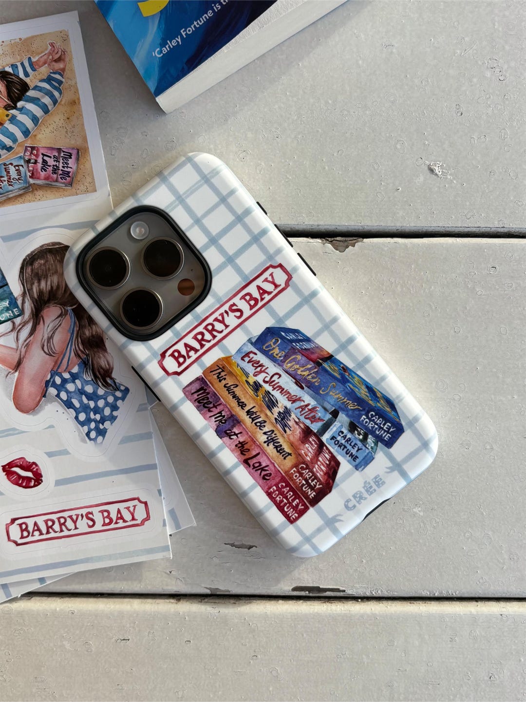 Carley Fortune Books Collection Phone Case | Barry's Bay Series Tough ...
