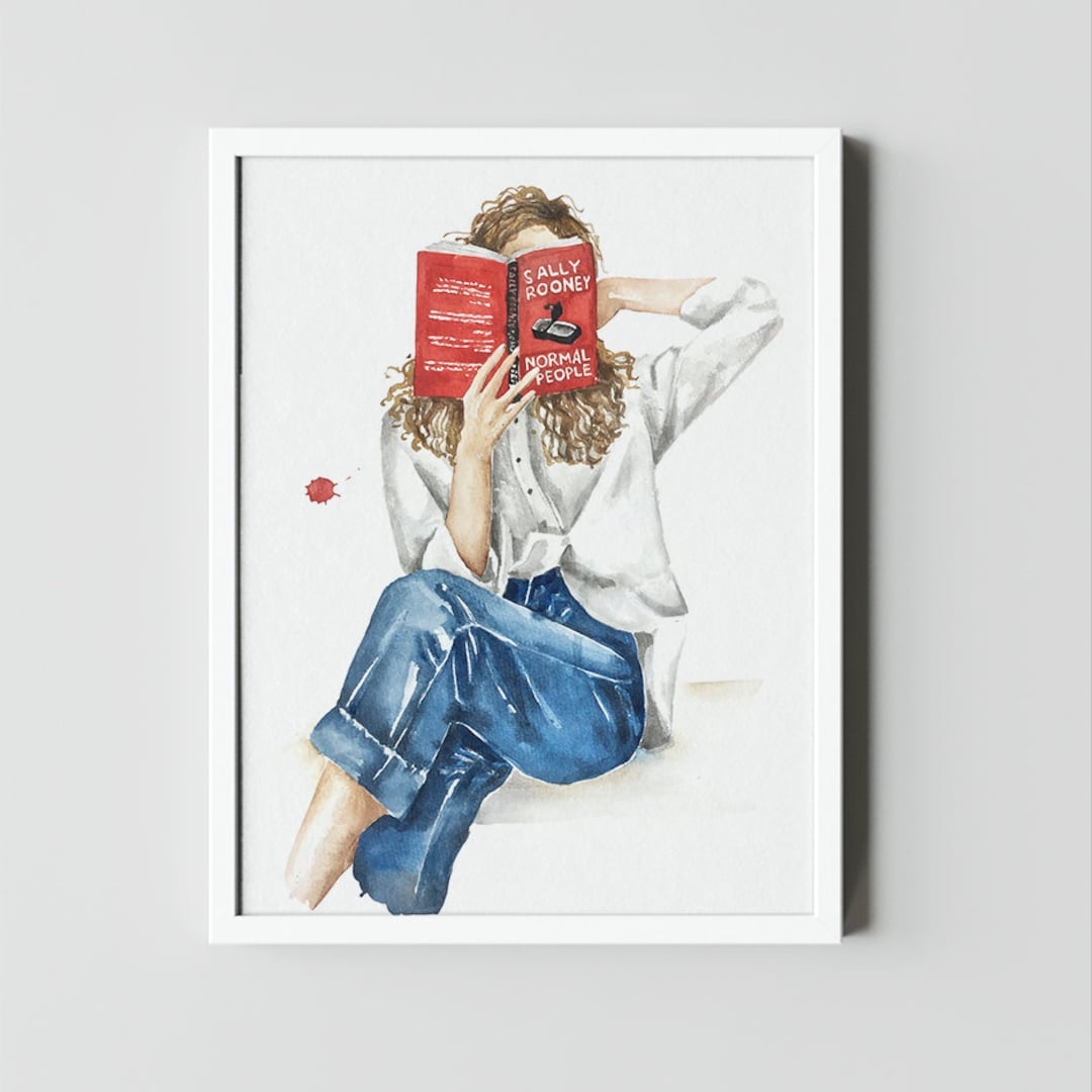 Normal People book art print Sally Rooney book wall art decor - Etsy ...