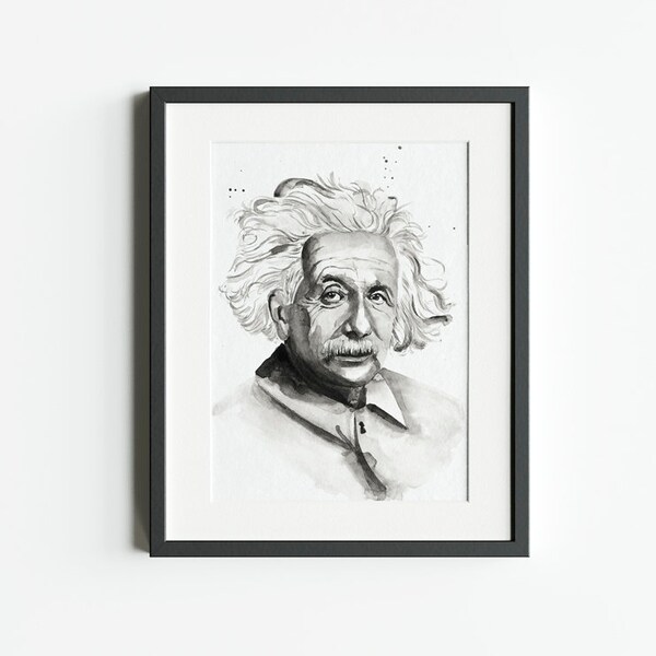 Einstein Portrait - Etsy