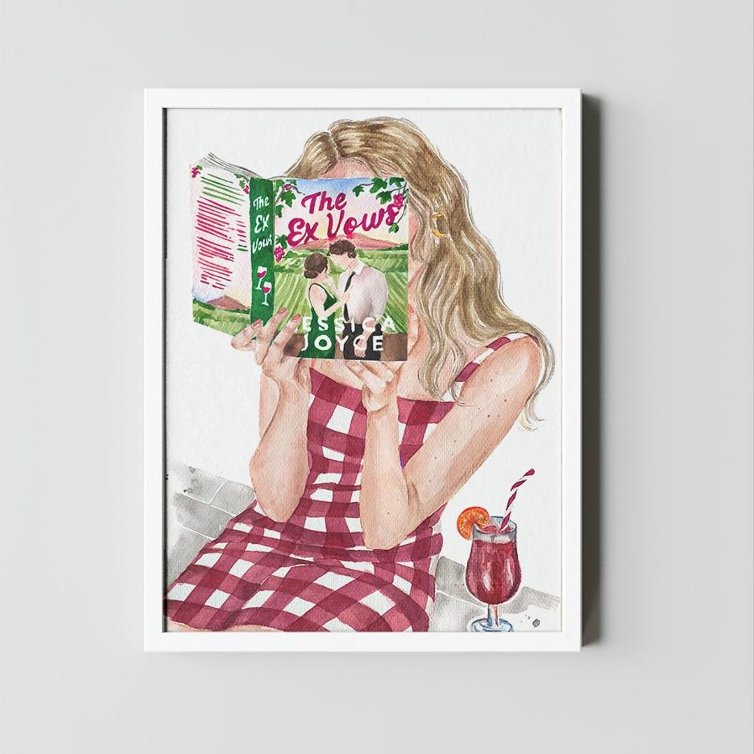 The Ex Vows Book Art Print | Jessica Joyce Book Wall Art | Hair Color ...