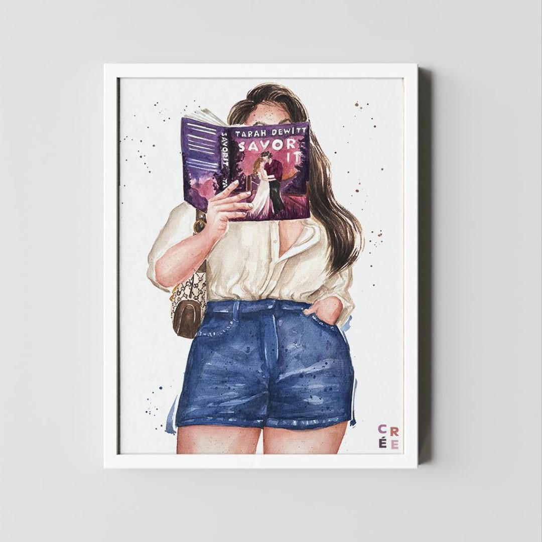 Savor It book art print | Tarah DeWitt book wall art - Etsy Portugal