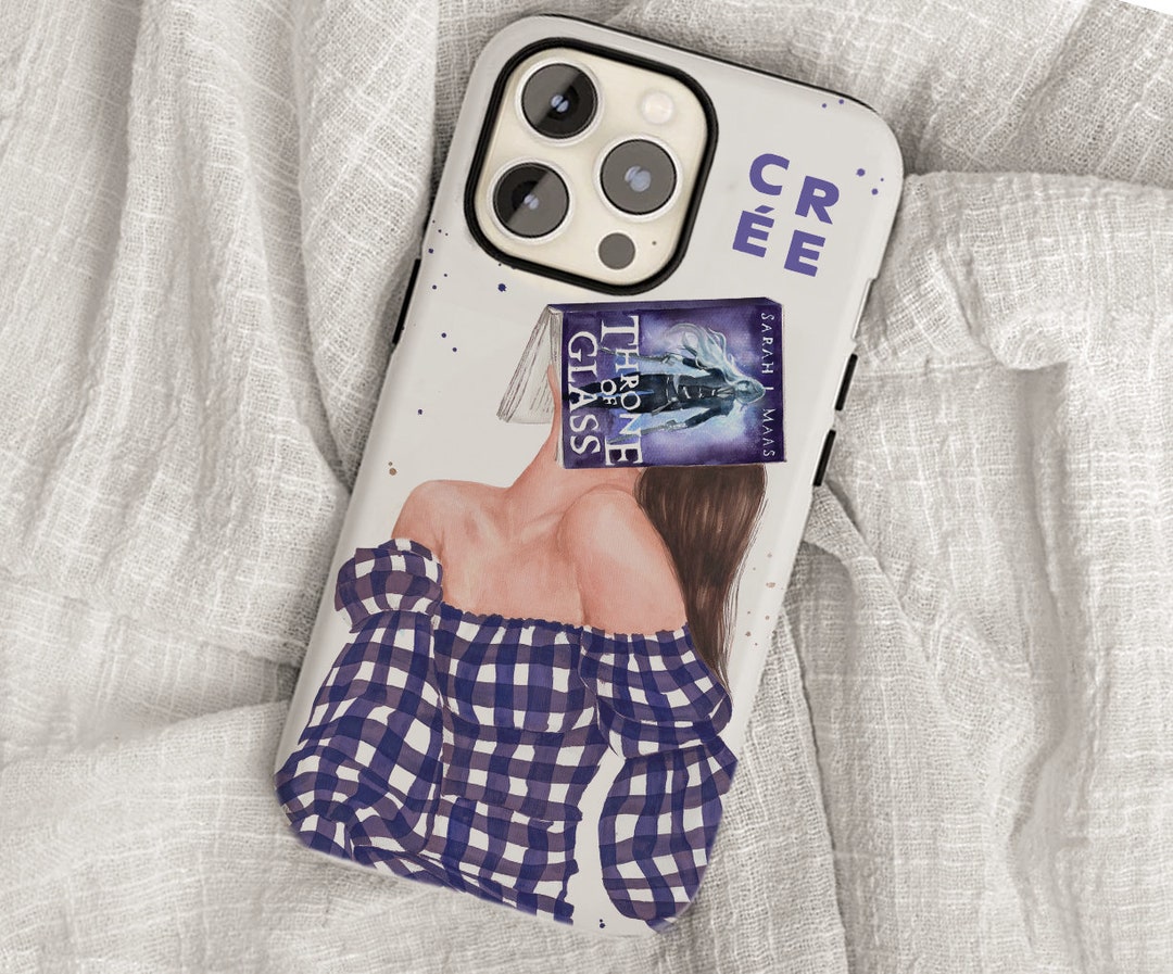 Throne of Glass by Sarah J. Maas Book Phone Case Matte Tough Phone Case Throne of Glass Book ...