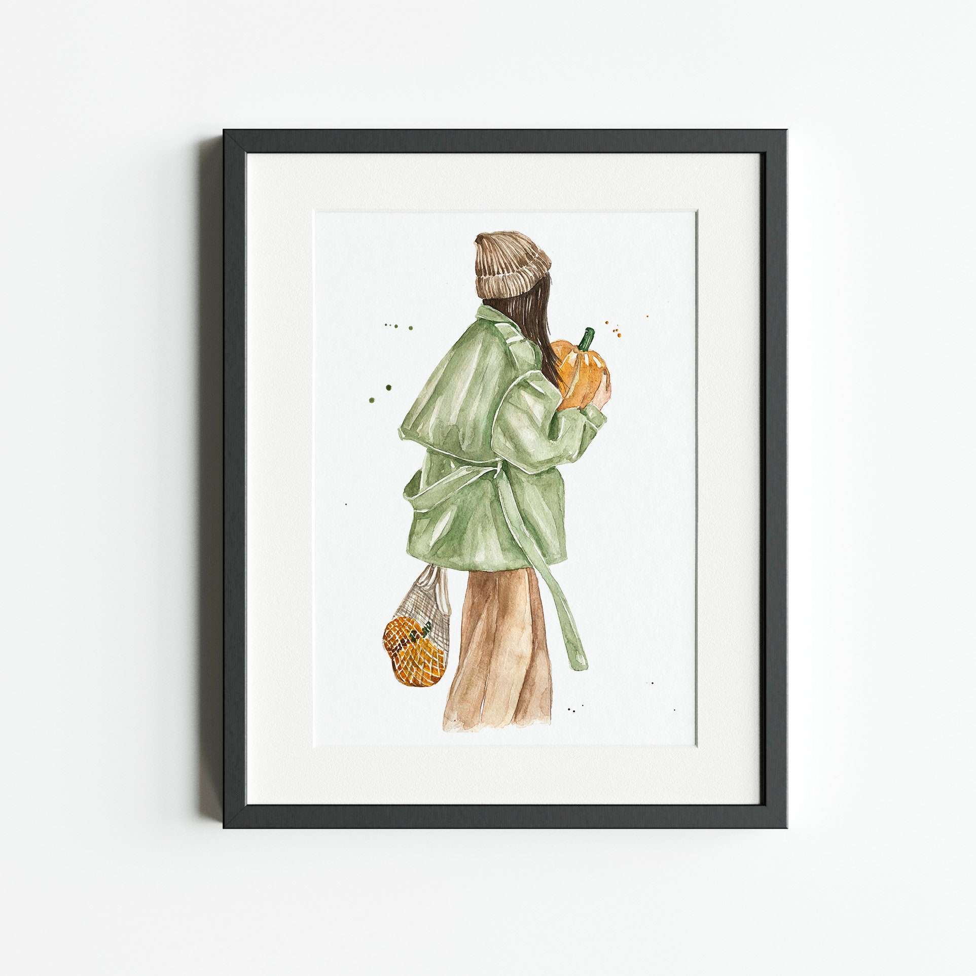 Girly Art Print Girl Wall Art Woman Illustration Print - Etsy