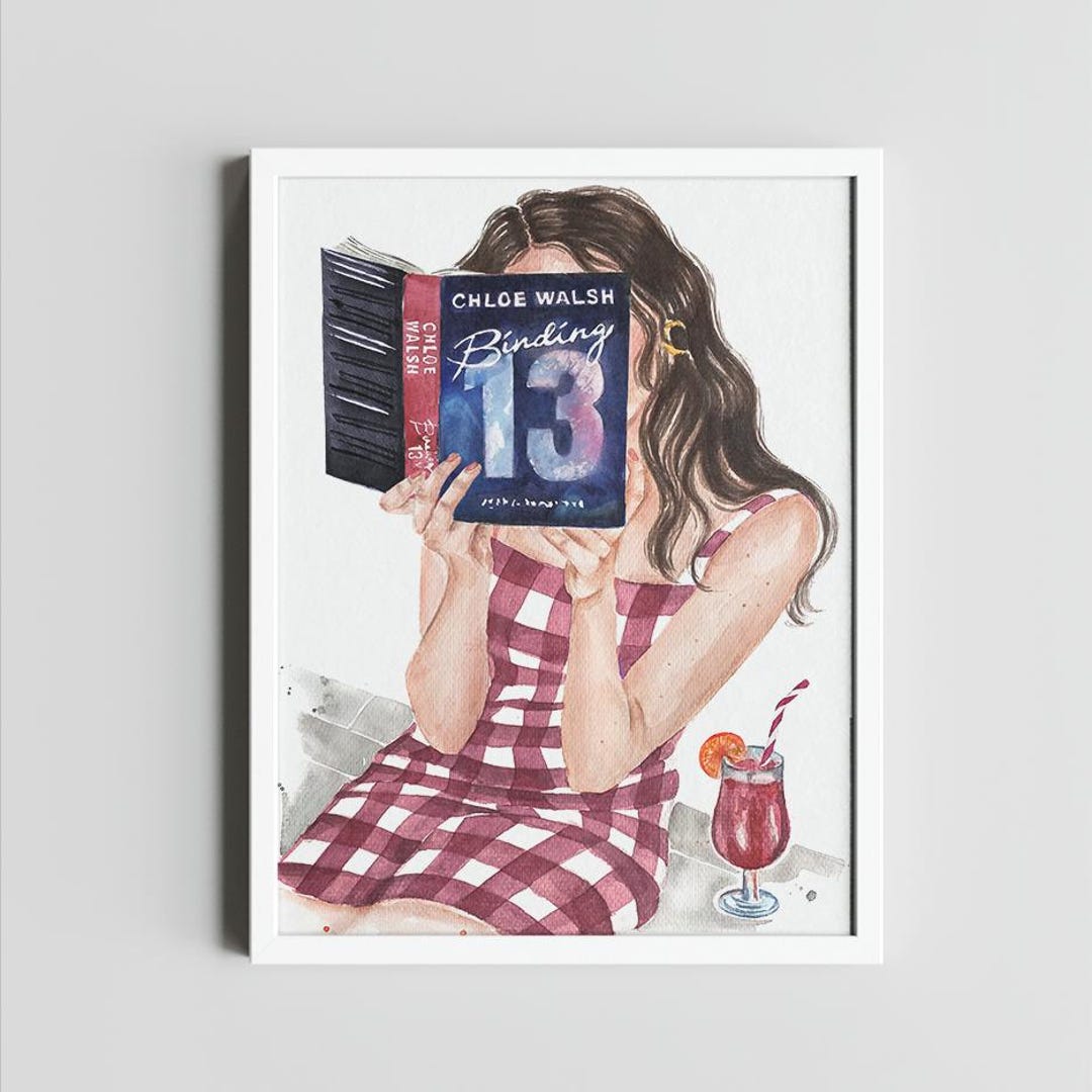 Binding 13 Book Art Print | Boys of Tommen Book Wall Art | Hair Options ...