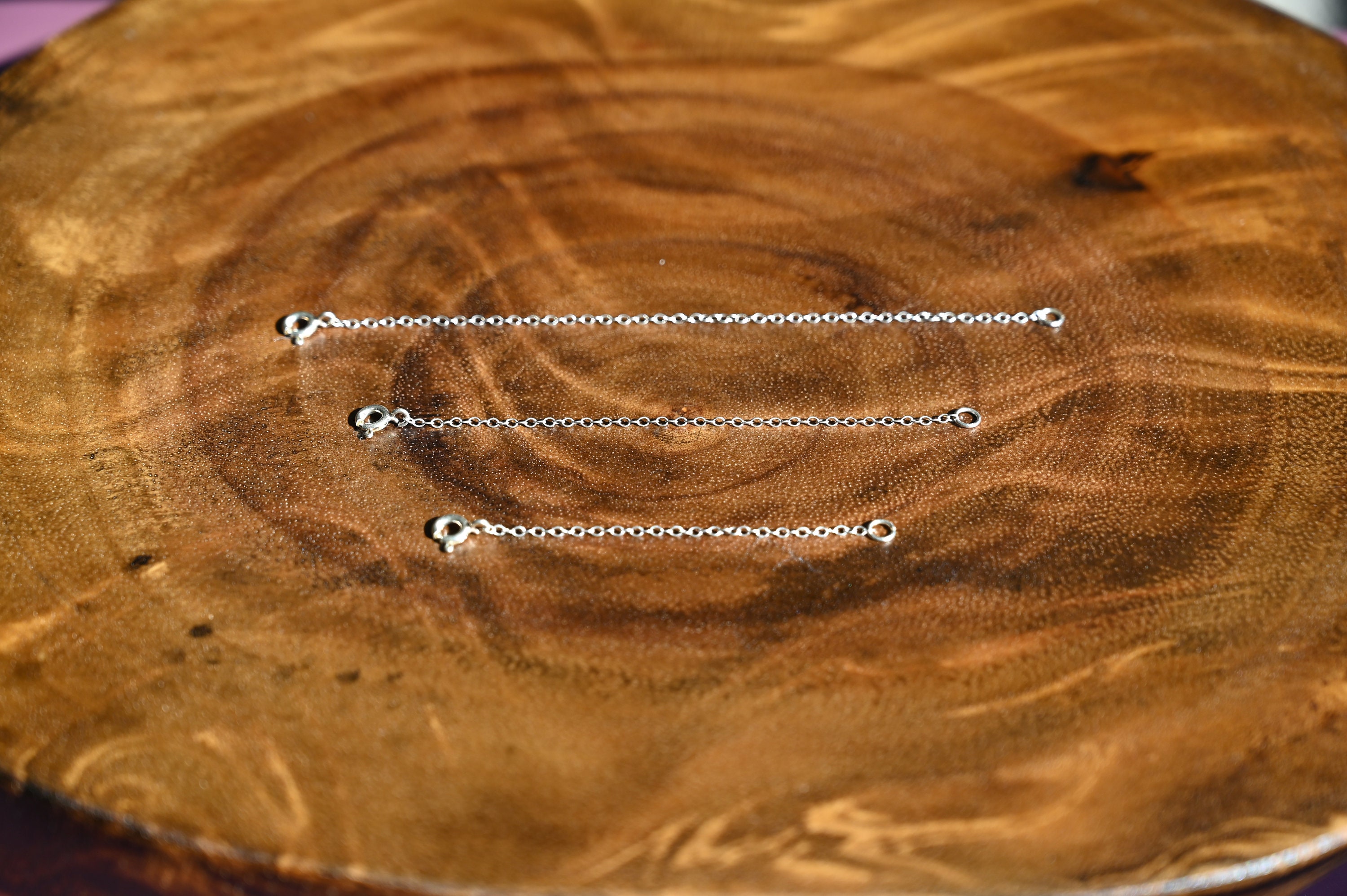 Sterling Silver Adjustable Necklace Extender Chain - Etsy