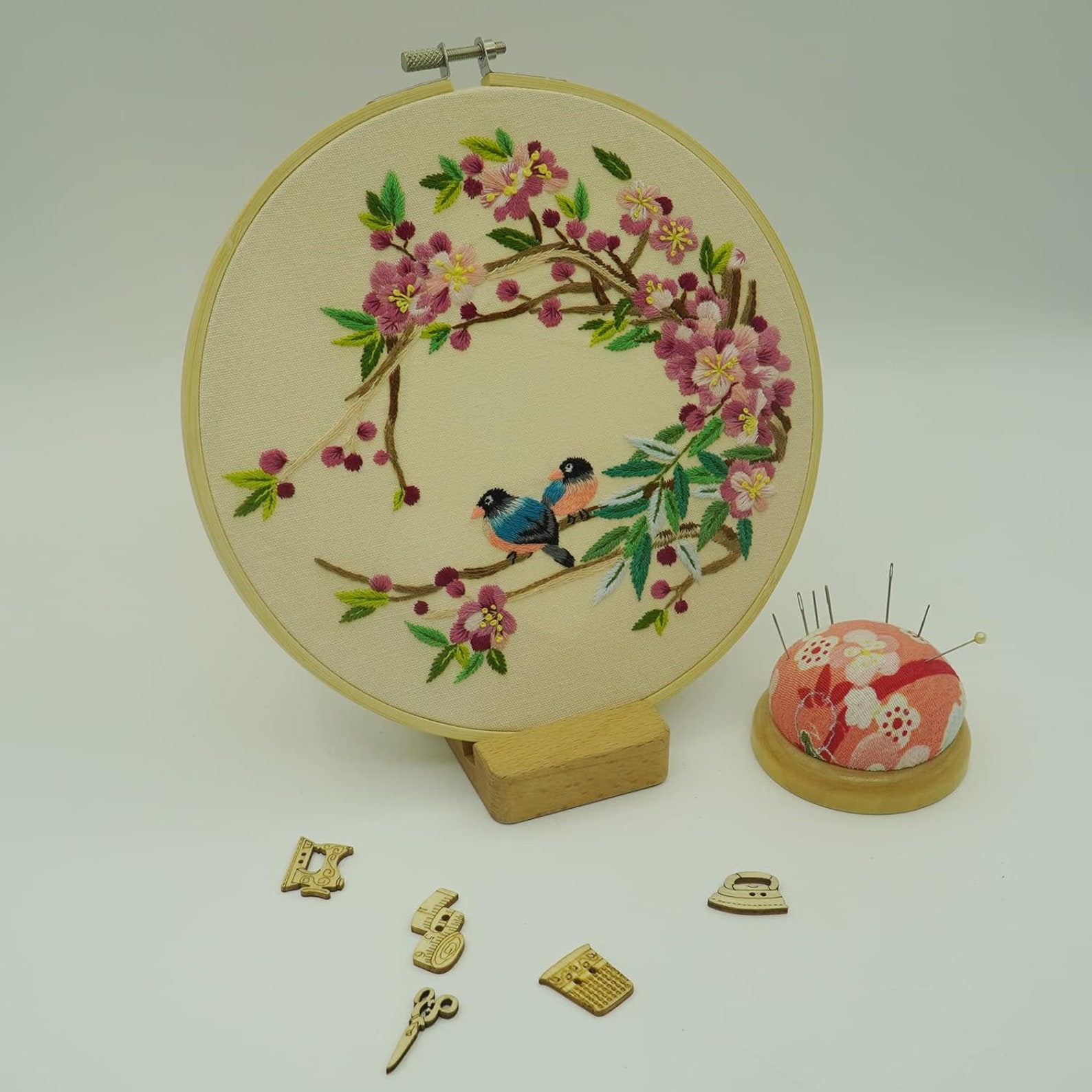 Beginner Stamped Embroidery Kits Set of 4 With Cloth kit 2 - Etsy