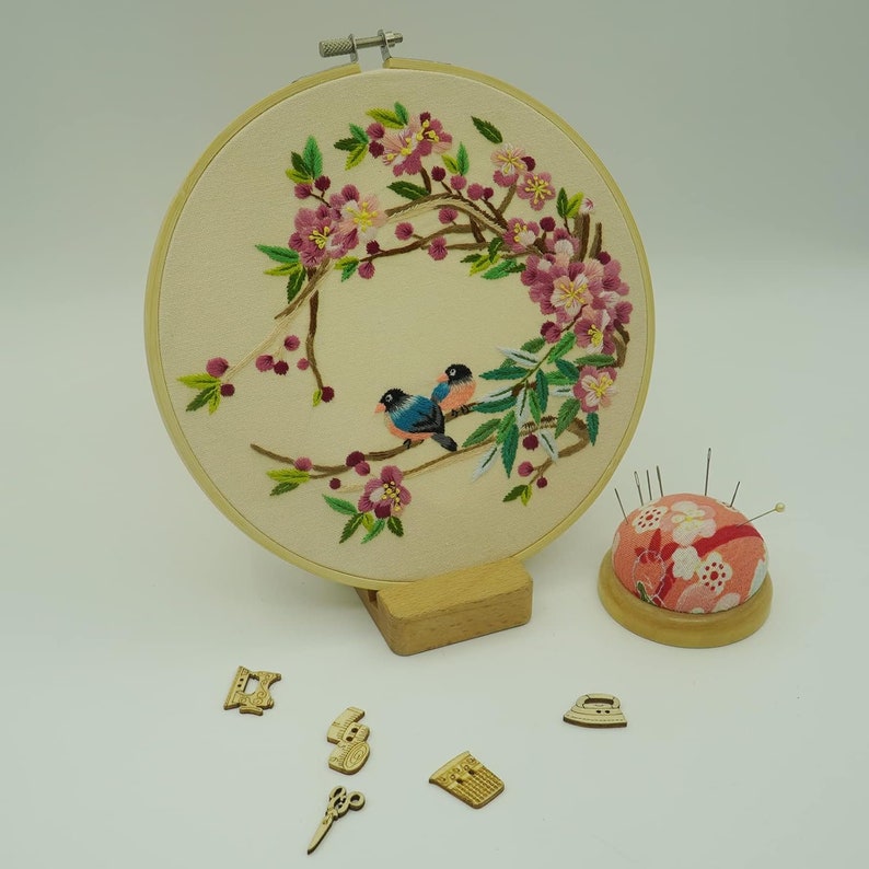 Beginner Stamped Embroidery Kits Set of 4 With Cloth kit 2 - Etsy