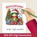 Frog Christmas Clipart – Cute Merry Christmas Pngs for Holiday Crafts ...