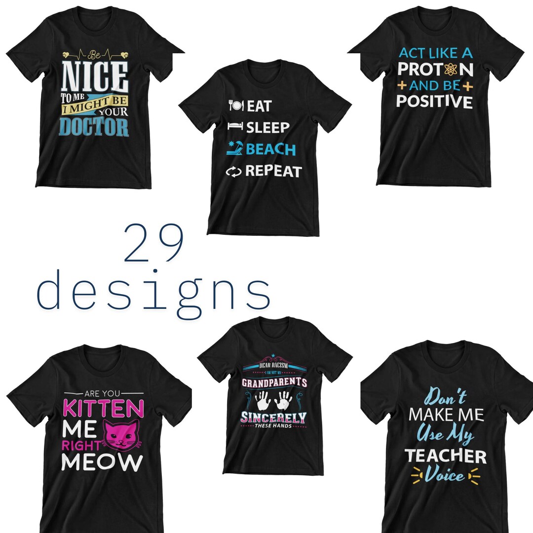 Trendy T-shirt Designs – Unique Digital Prints for Custom Apparel - Etsy