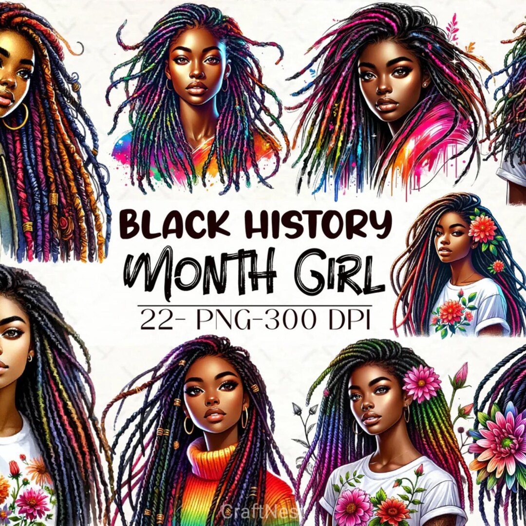 22 Black History Month Clipart | African American PNG Graphics ...