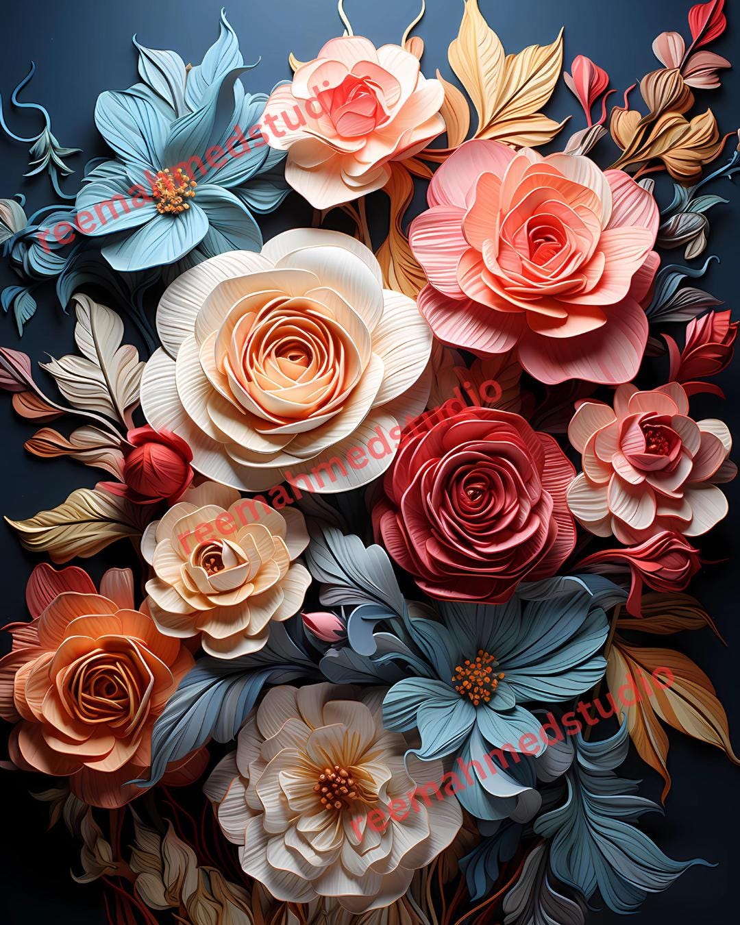 107 Spring Origami Junk Journal Pages | Printable Floral Paper Kit for ...