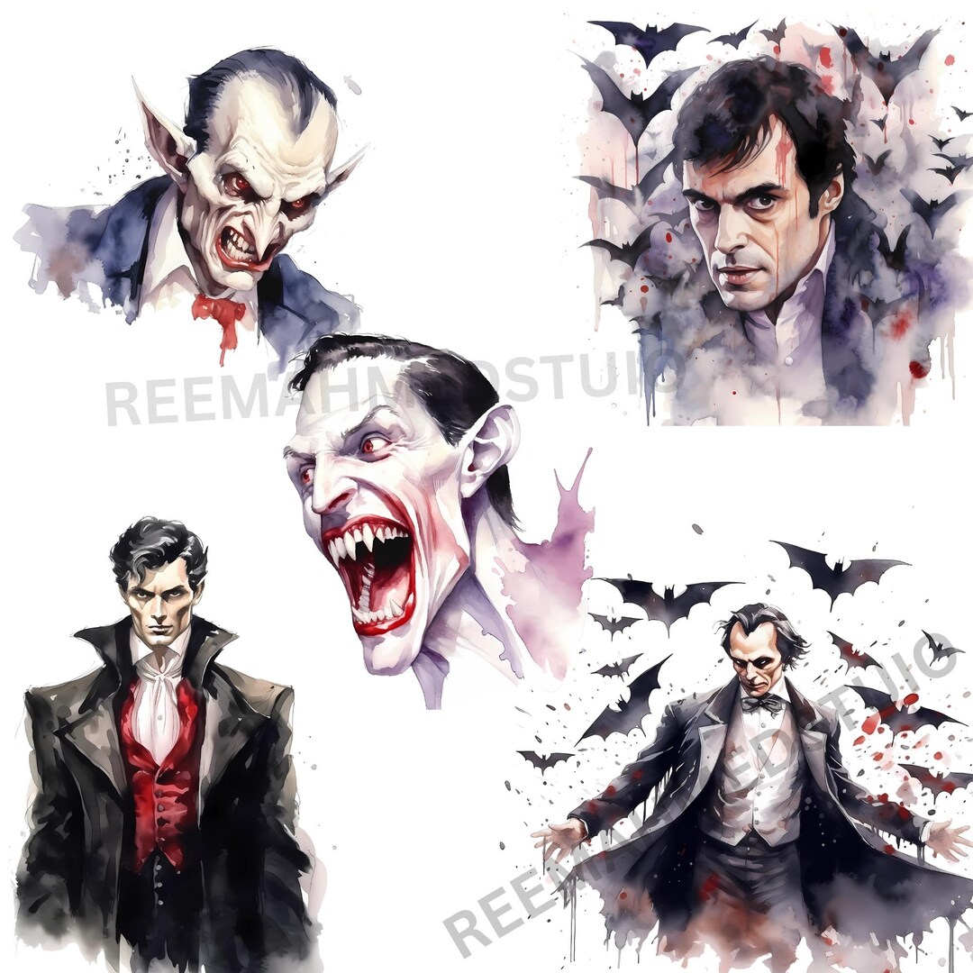 31 Vampires Clipart Bundle for Commercial and Personal Use || Unique ...