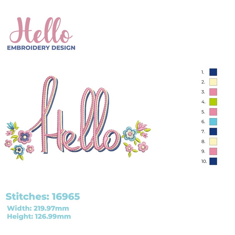 Hello Kittys Embroidery Design - Etsy