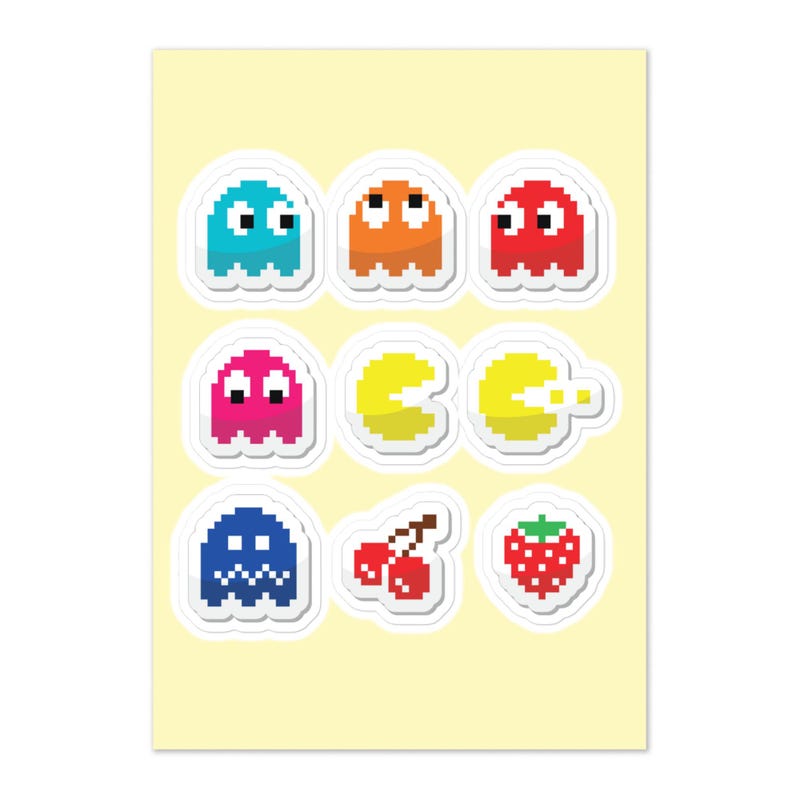 Retro Video Games Stickers - Etsy