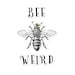 Bee Weird Vinyl Sticker, 3 Sizes, Laptop, Cute Bee With Jester Hat ...