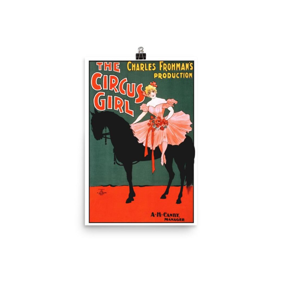 Circus Girl 12" X 18" Classic Film Poster on High Quality Photo Paper ...