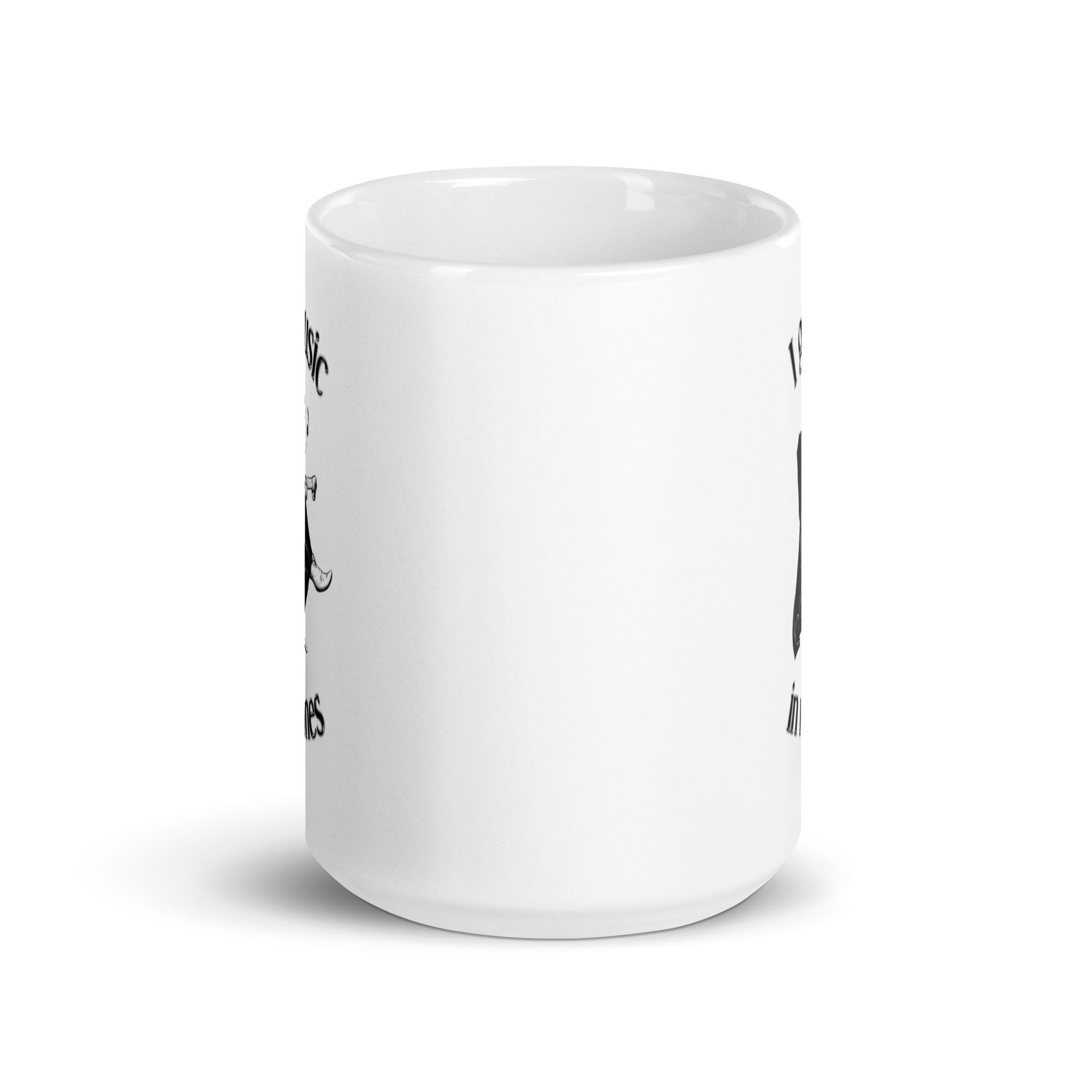 I Got Music in My Bones Skeleton Musician Graphic Mug, 3 Sizes, for ...