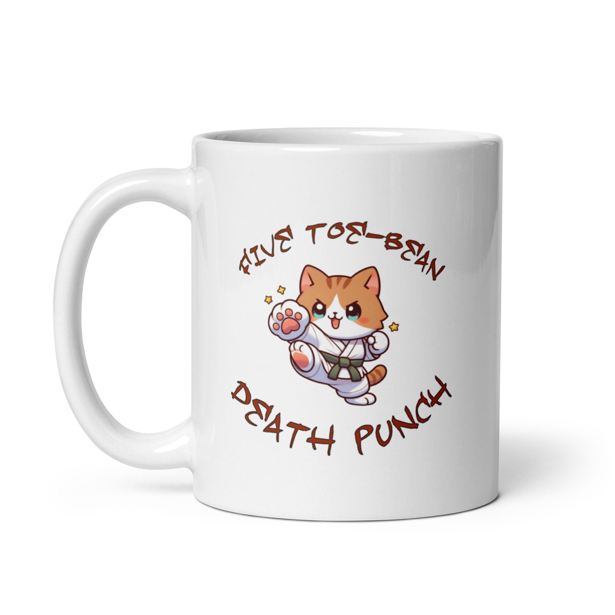 Five Toe-bean Death Punch Mug, Asst Sizes, White Ceramic, Mic and ...