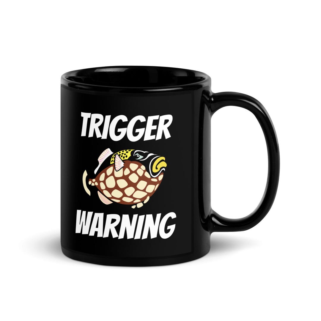 TRIGGER WARNING Mug - 2 Size Options - Heavy Ceramic - Clown Trigger ...