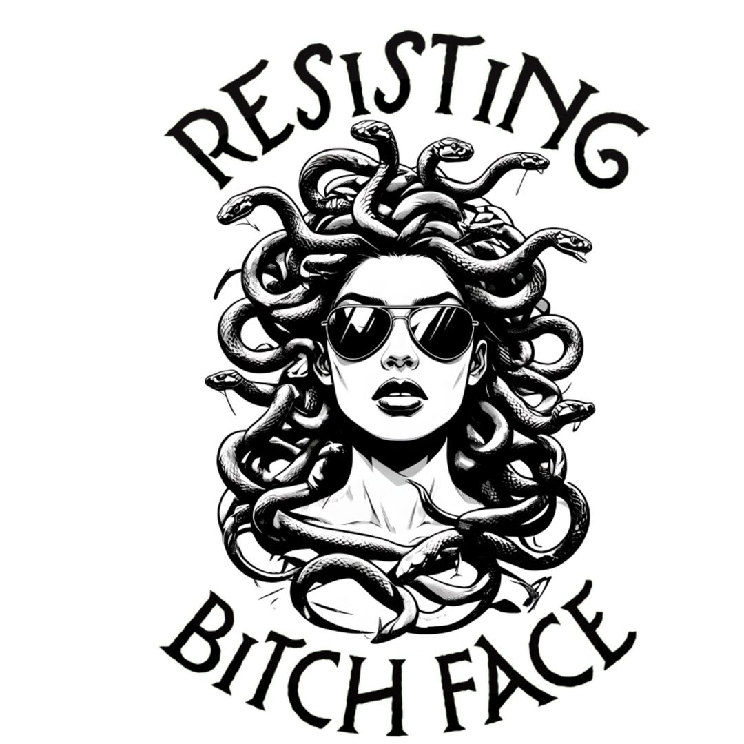 Resisting B*tch Face Digital Download - SVG, JPG, PNG in One Zip Folder ...
