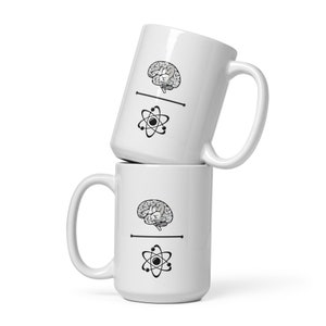 Mind Over Matter Ceramic Mug, 3 Sizes, Positive Mindset, Great ...