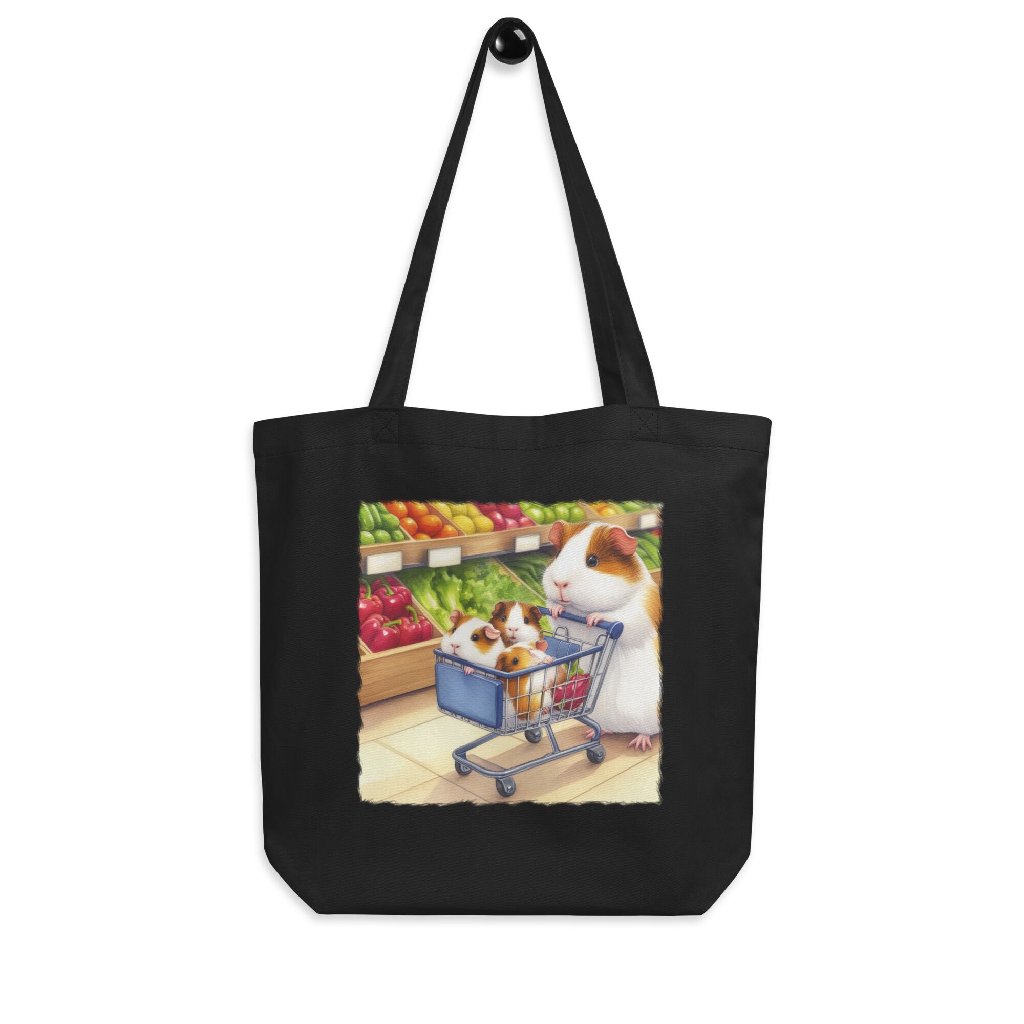Guinea Pig Family Grocery Shopping Eco Tote / Shopping Bag, in Oyster ...