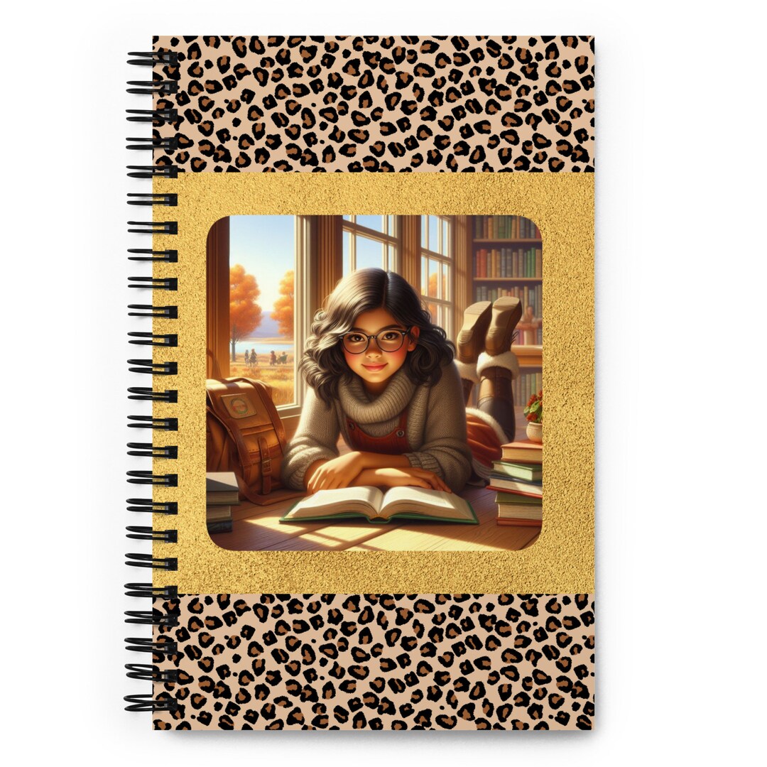 Girl With a Book Notebook / Journal / Sketchbook 5.5" X 8.5" - 140 ...