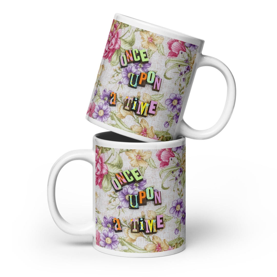 ONCE UPON a TIME Art Mug - 3 Size Options - Machine Washable - Mic Safe ...