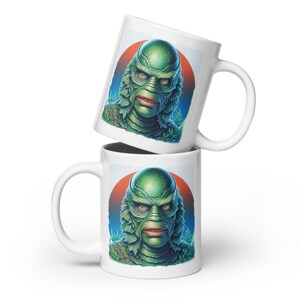 MUG Creature Portrait - 3 Sizes - 70's Style Classic Monster Mug for ...