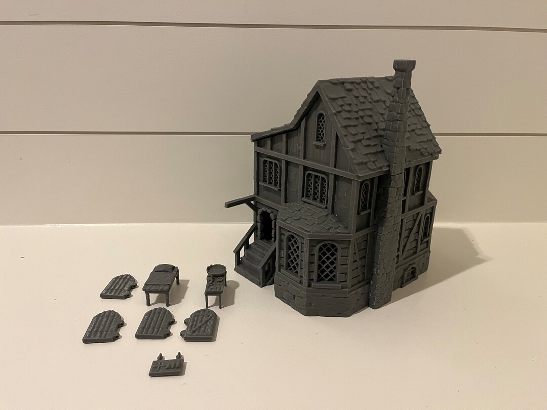 Medieval Apothecary 28mm Terrain Building by Miniatureland - Etsy