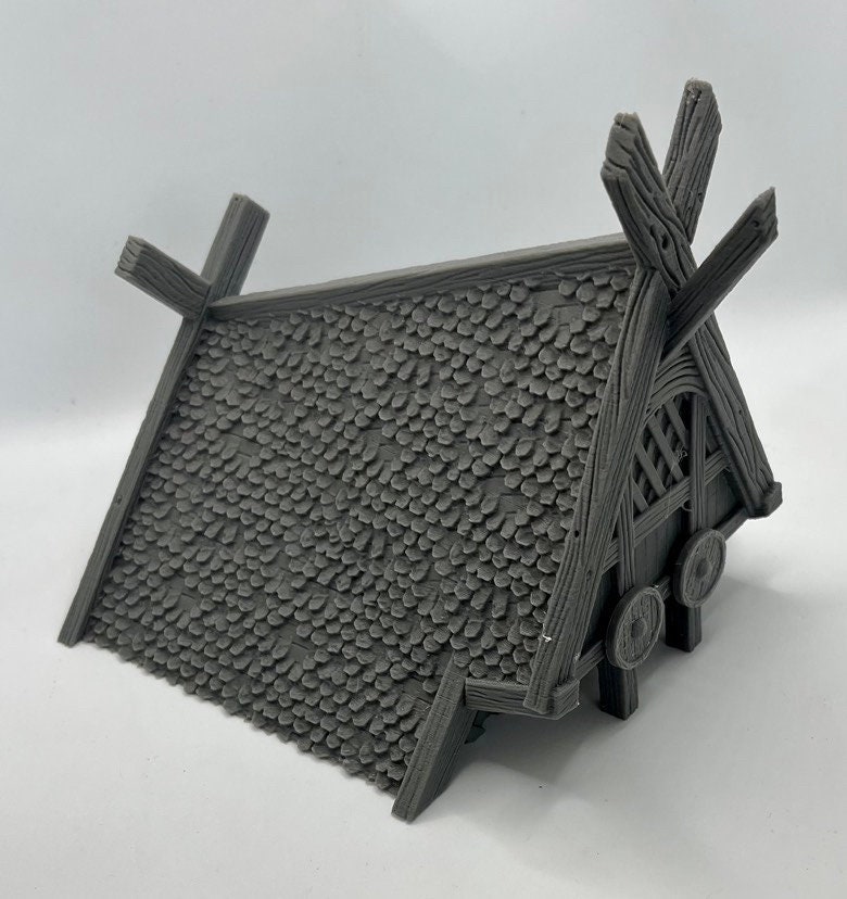 Odingard House 3 Rohan/norse Themed 28 Mm Scale Building by - Etsy