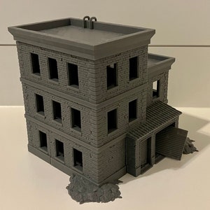 Ashfall City Building 4 28mm Modern Post-apocalyptic Terrain - Etsy ...