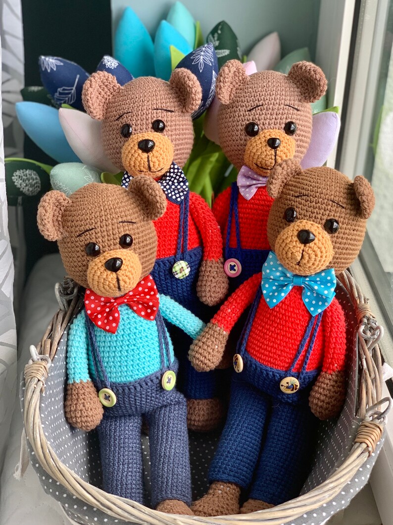Crochet Bear PATTERN PDF in English Crochet Pattern - Etsy