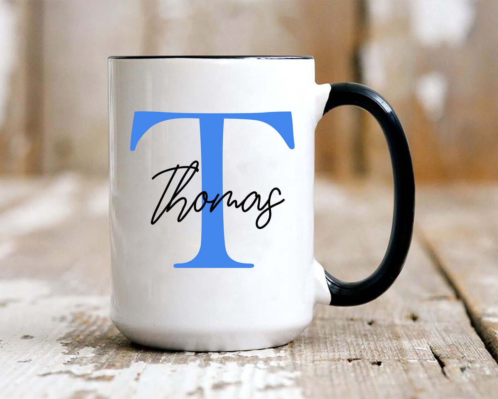 Personalized Initial Muginitial and Name Mugmonogram Cup for - Etsy