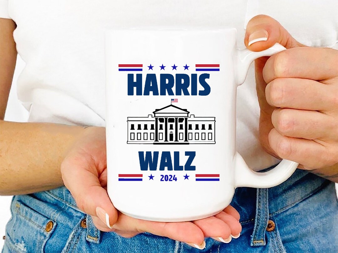 Harris Walz 2024 Coffee Mug, Election 2024 Mug, Democrat Mug, Kamala ...