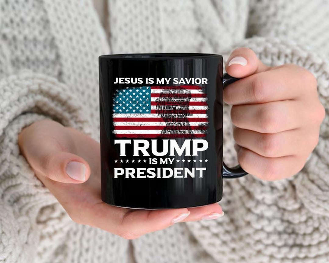 Trump Mug, Trump 45/47 Black Flag Mug 2024, MAGA Gifts 2024 Election ...