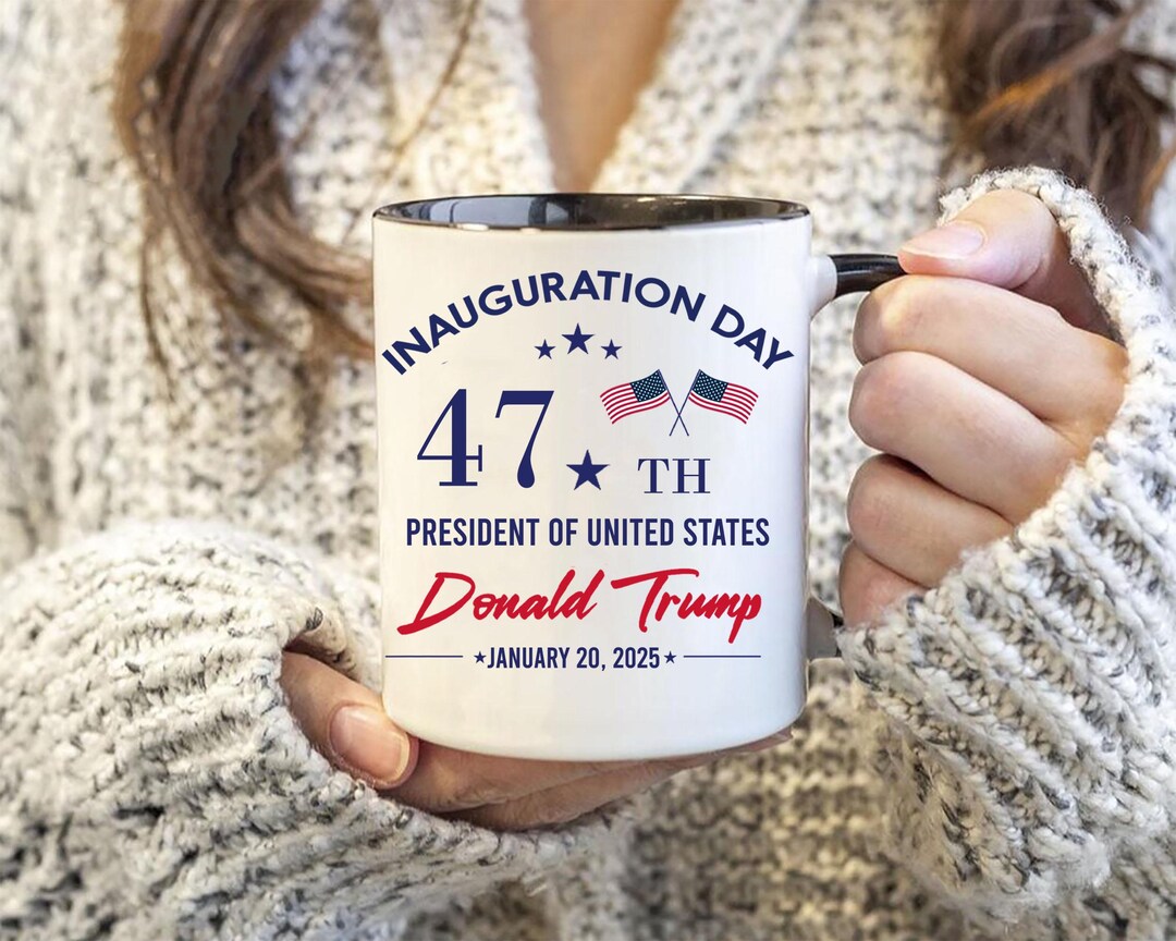 Trump Inauguration Day Coffee Mug, Gift for Republican, Election 2024 ...