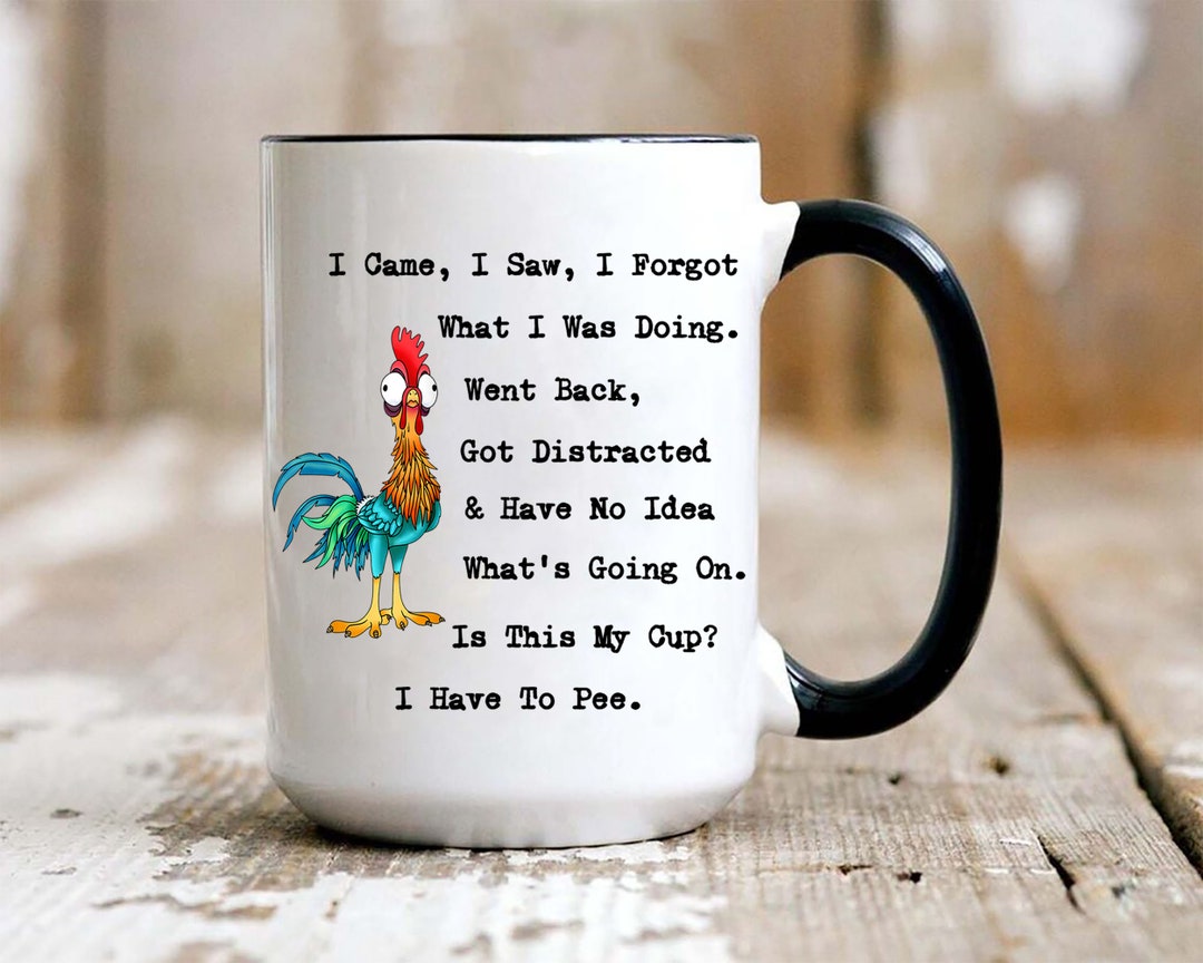 Funny Grandma's Wandering Mind Mug, I Came I Saw I Forgot What I Was ...