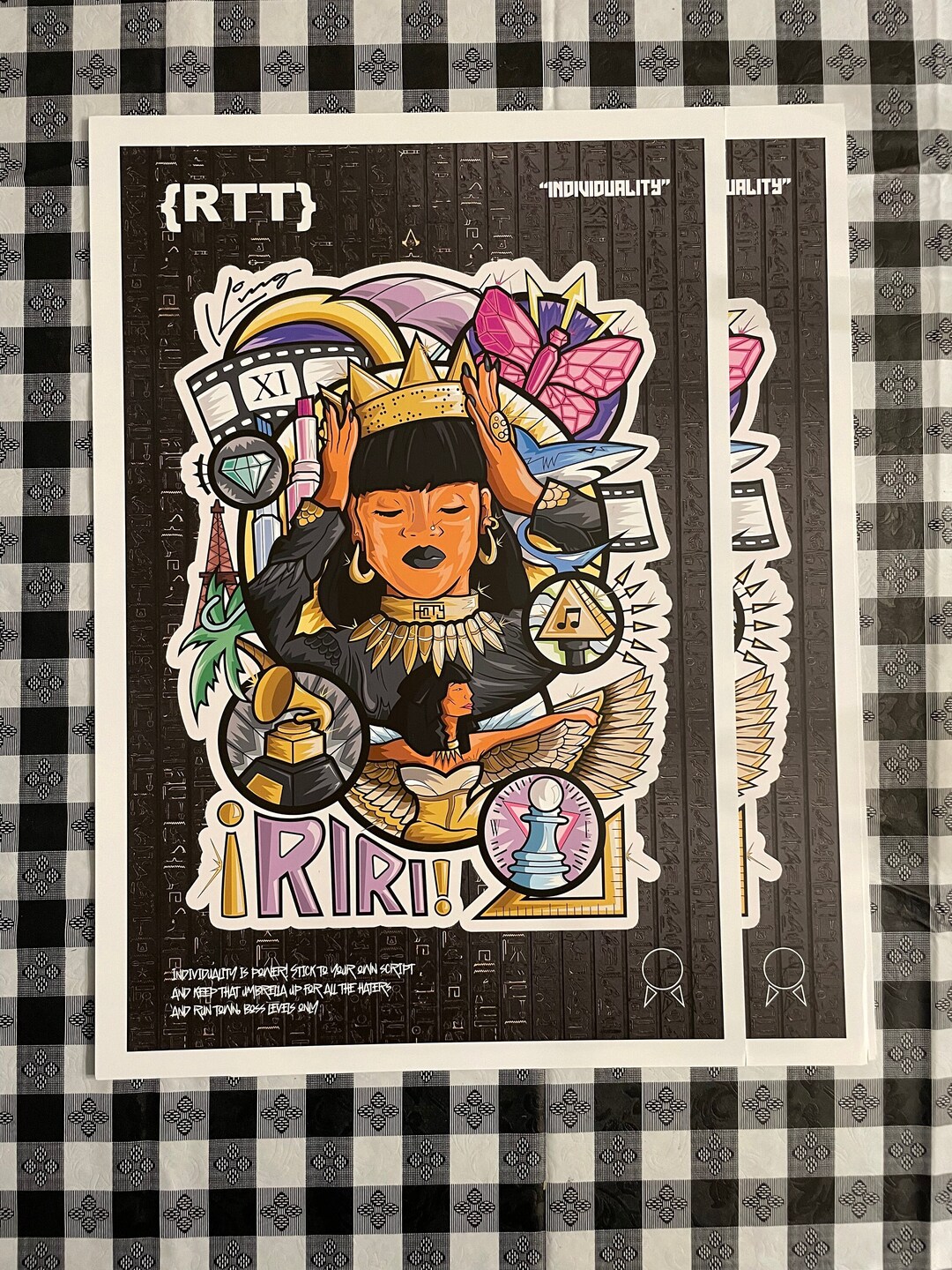 RTT King RIRI 12x18 Poster - Etsy