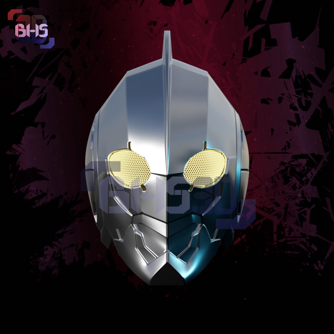 Ultraman Suit Type C Helmet 3D Digital Download - Etsy