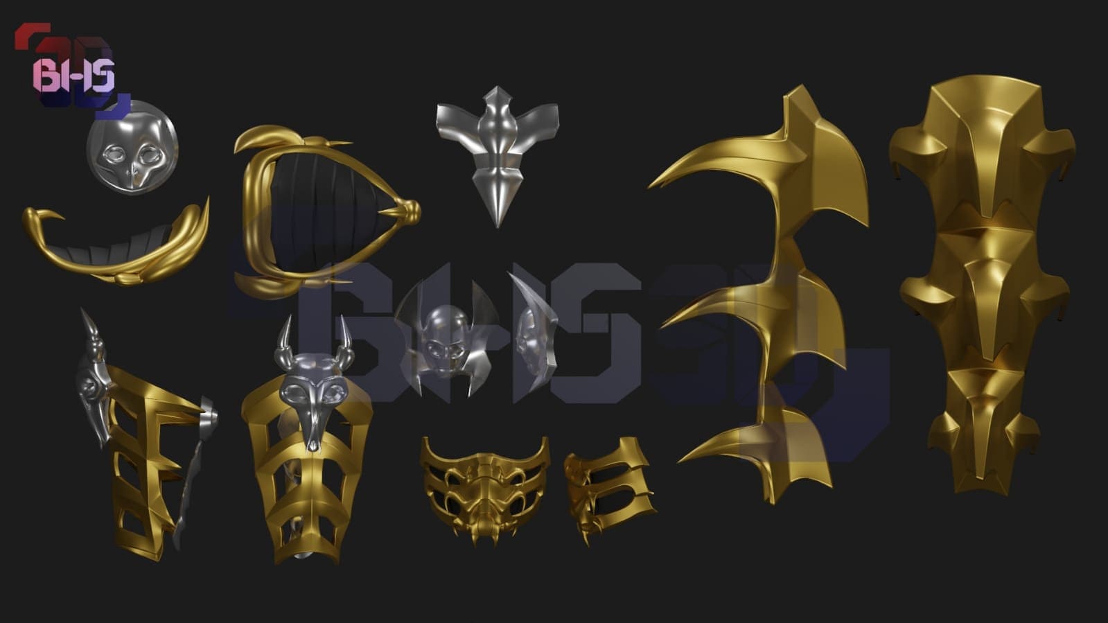 Scorpion MK9 Armor 3D Digital Download - Etsy