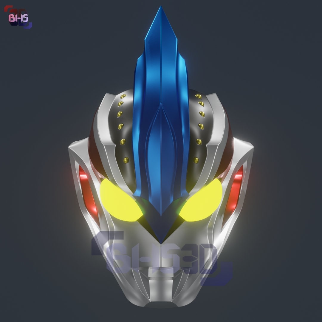Ultraman Ginga Victory Helmet 3D File Digital Download - Etsy