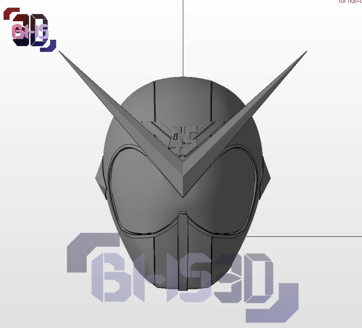 Zenkaiger Helmet 3D Digital Download - Etsy