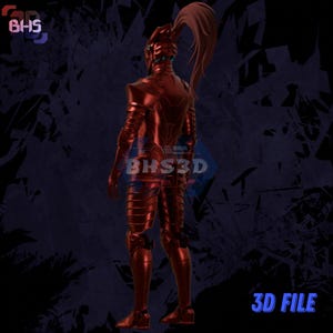 Igris Bloodred Knight Armor 3D STL File Digital Download - Etsy