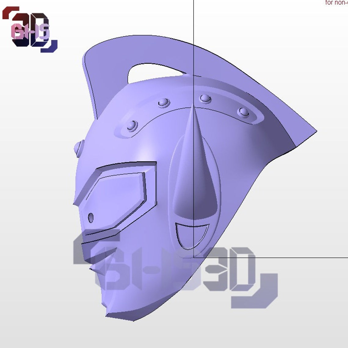 Ultraman Taro Mask Little Version 3D Digital Download - Etsy