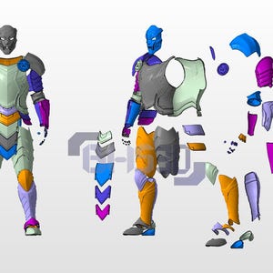 Absolute Doom Set Armor 3D STL File Digital Download - Etsy Australia