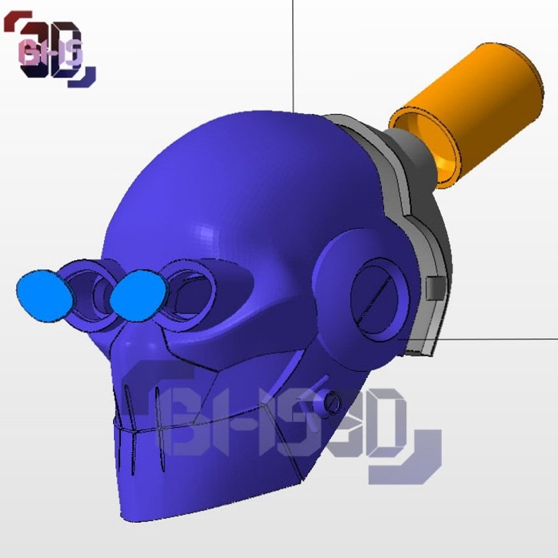 Robot Invincible Helmet 3D Digital Download - Etsy