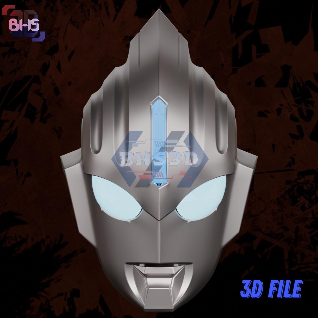 Ultraman ORB Helmet 3D STL File Digital Download - Etsy