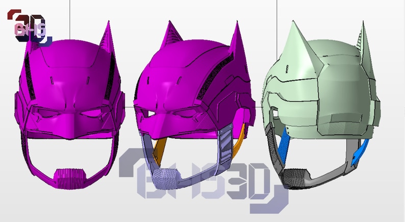 Batoman Future State Dark Detective Helmet 3D Digital Download - Etsy